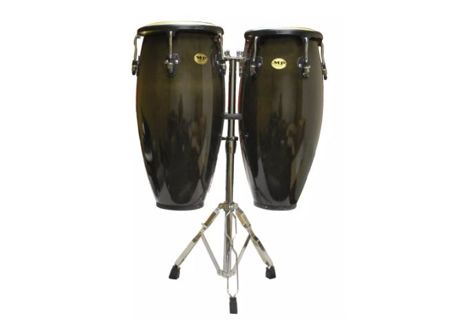 Mano Black Double Conga Set 10” & 11” Stand MP1601-BK – Drumland Canada ...